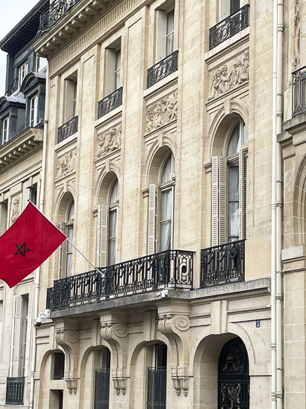 ambassade royaume Maroc rue Le Tasse Paris 16 archi Sergent