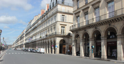 rue de Rivoli Paris 1er architectes Fontaine Percier