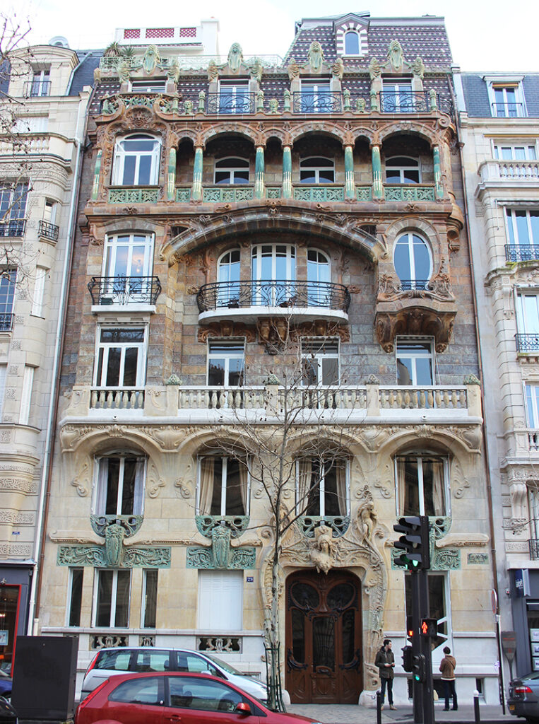 immeuble Art nouveau avenue Rapp Paris 7 Jules Lavirotte